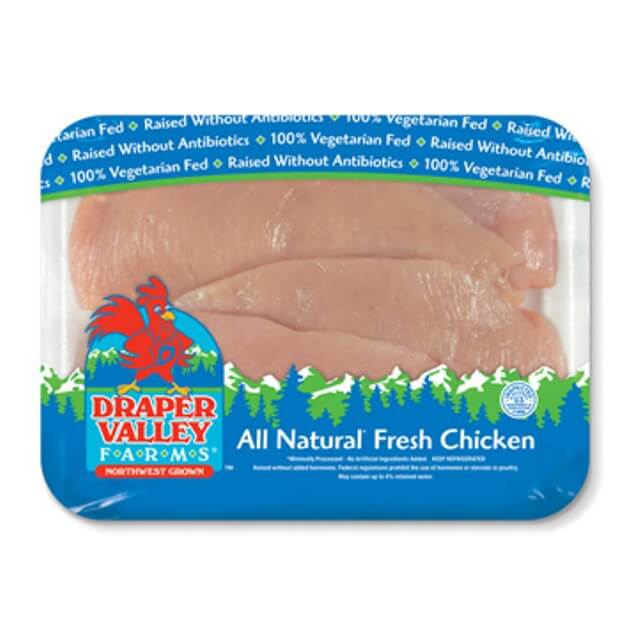 DRAPER VALLEY FARMS® Boneless Skinless Chicken Breasts Value Pack ...