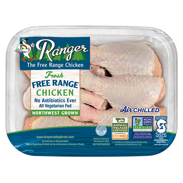 RANGER® Free Range Chicken Drumsticks | Draper Valley Farms